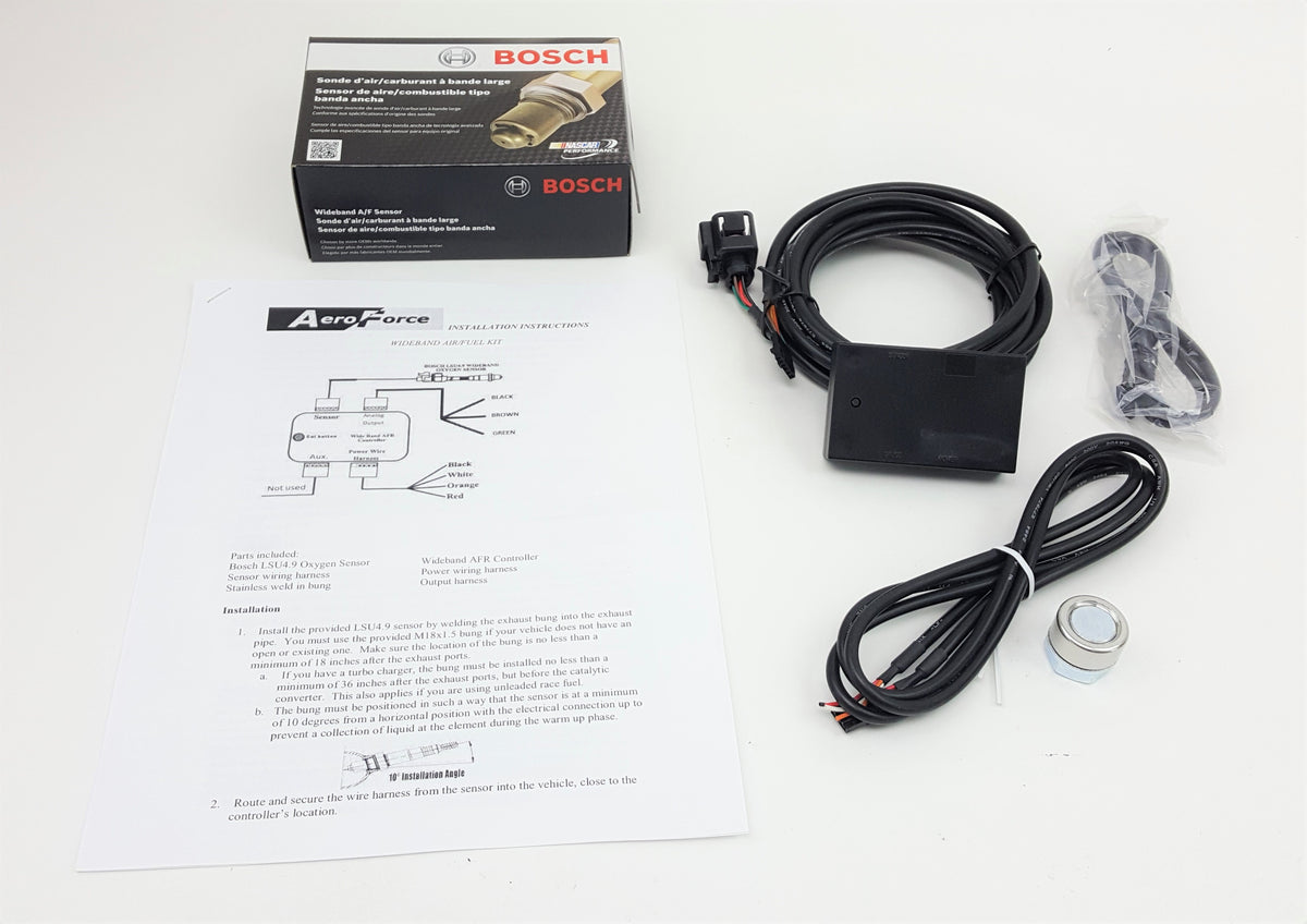 Wideband O2 Sensor Kit - Accurate Air/Fuel Ratio Monitoring-AeroForce ...