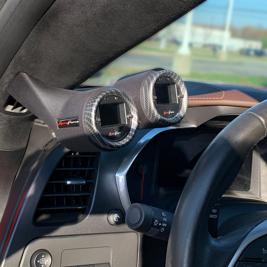 Corvette C7 2014 - 2019 Dual Gauge Pod – AeroForce Technology, Inc.
